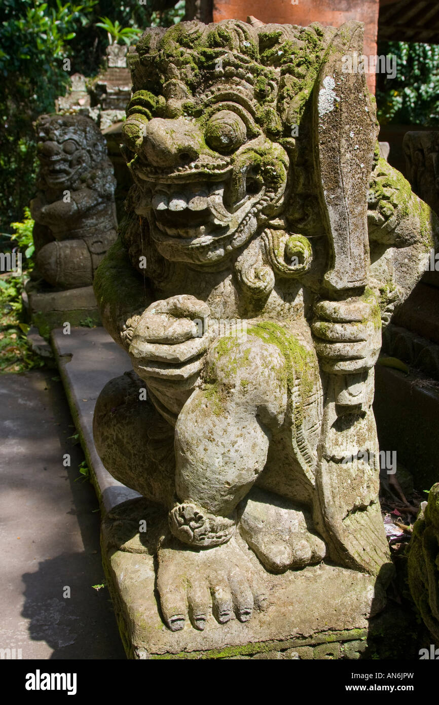 Carved Stone Hindu Statue Ubud Bali Indonesia Stock Photo - Alamy