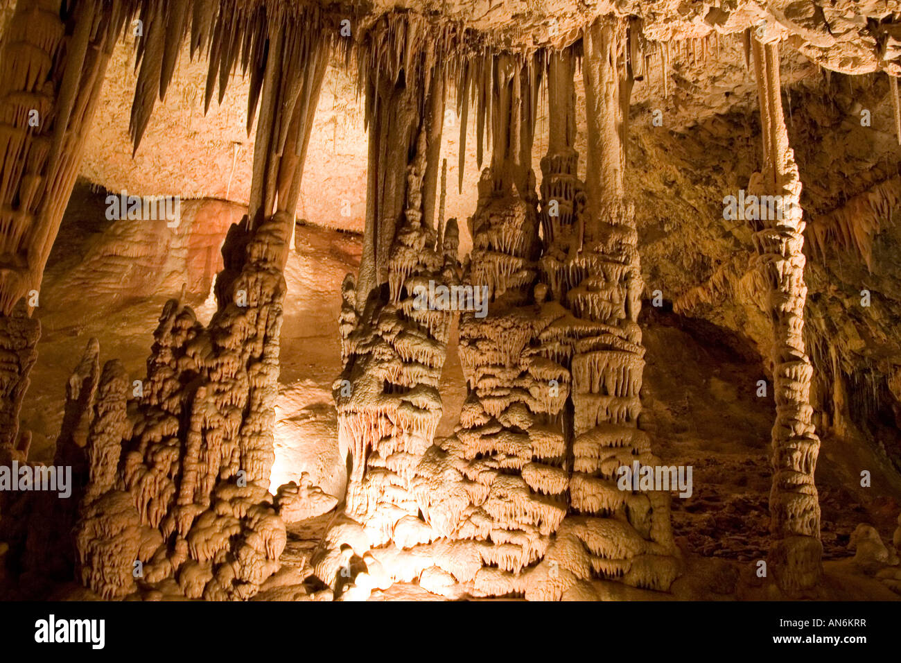 Israel the Soreq Stalactite Cave Nature Reserve also called Avshalom ...