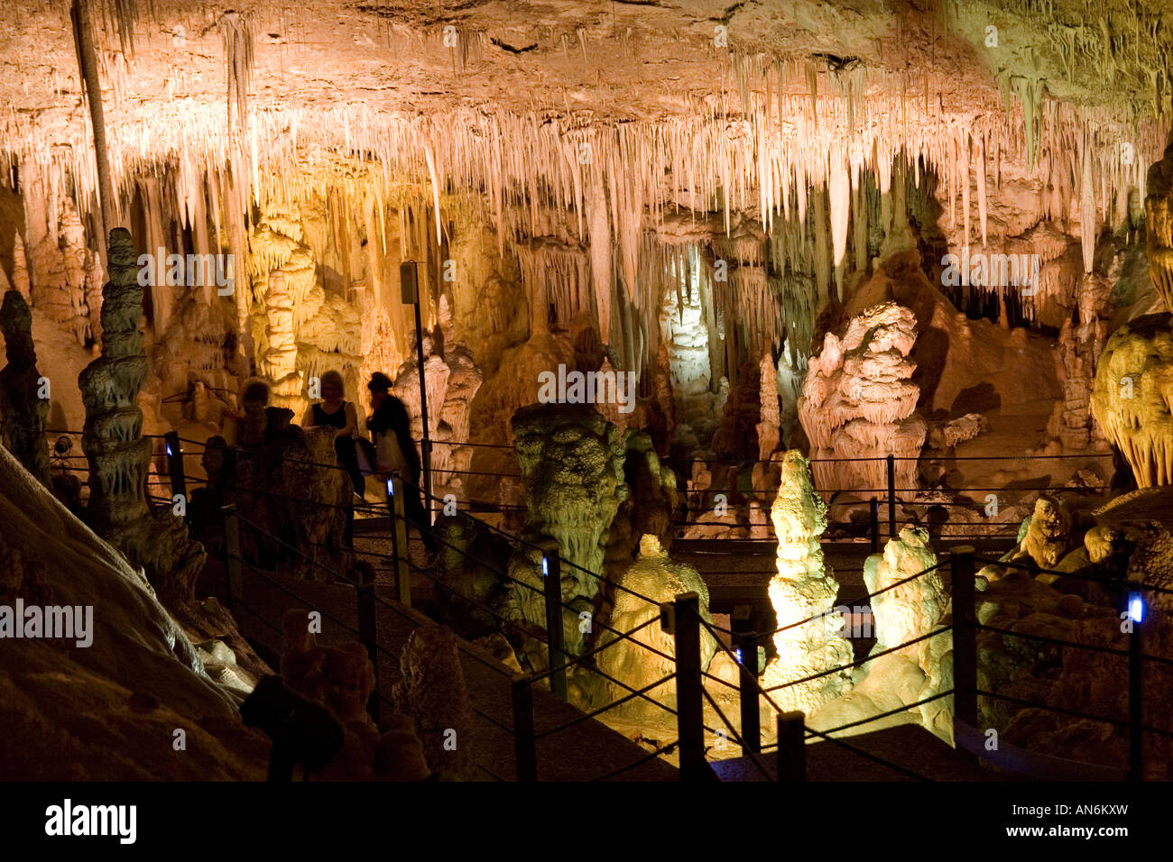 Israel the Soreq Stalactite Cave Nature Reserve also called Avshalom ...