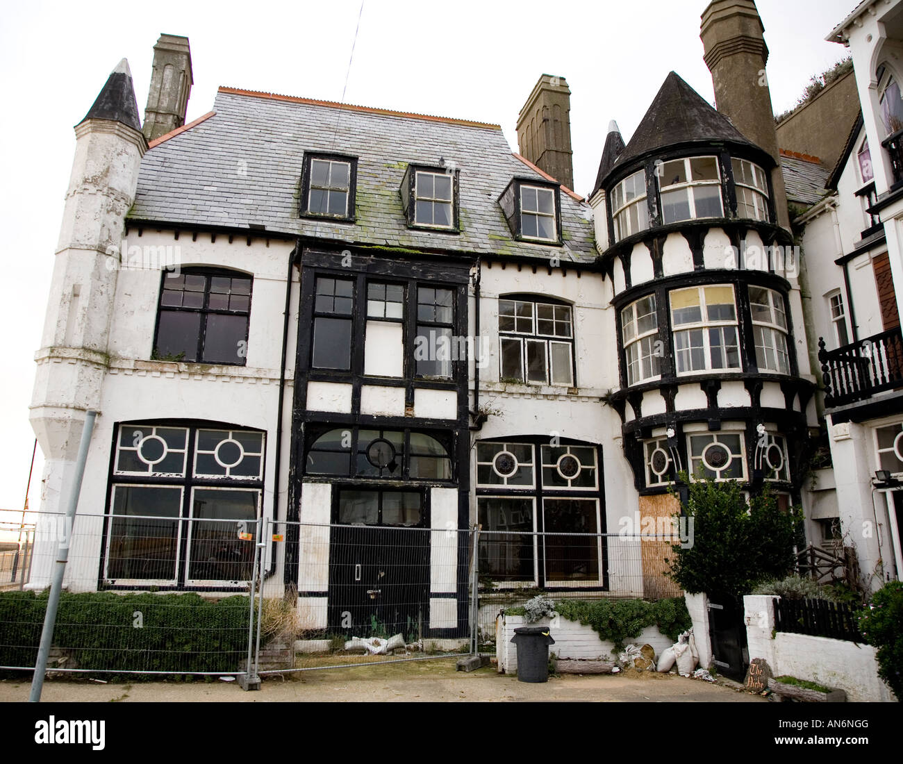 Haunted Mansion The Front Ramsgate Kent UK Europe Stock Photo - Alamy