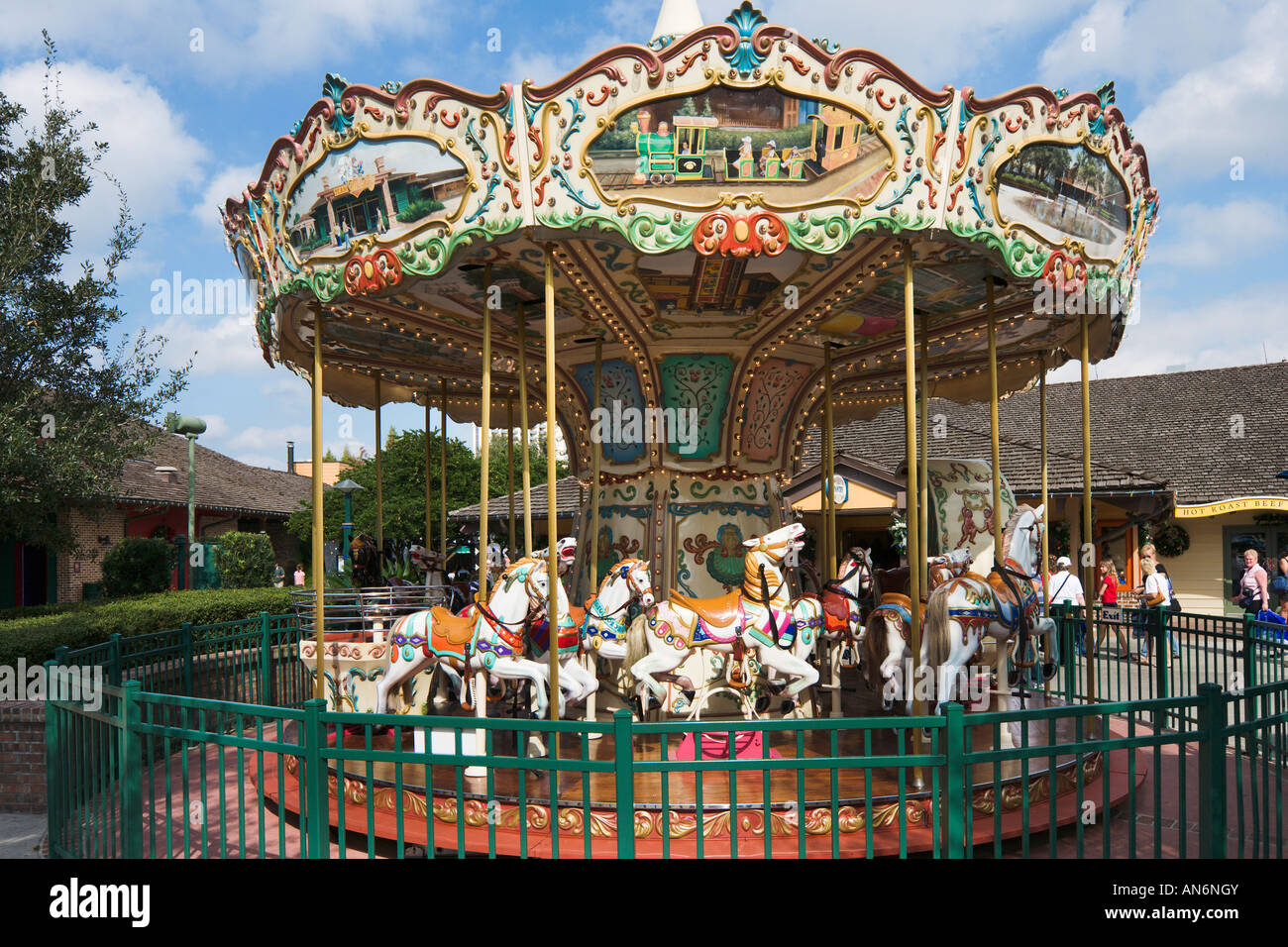 Carousel, Downtown Disney Marketplace, Lake Buena Vista, Orlando ...