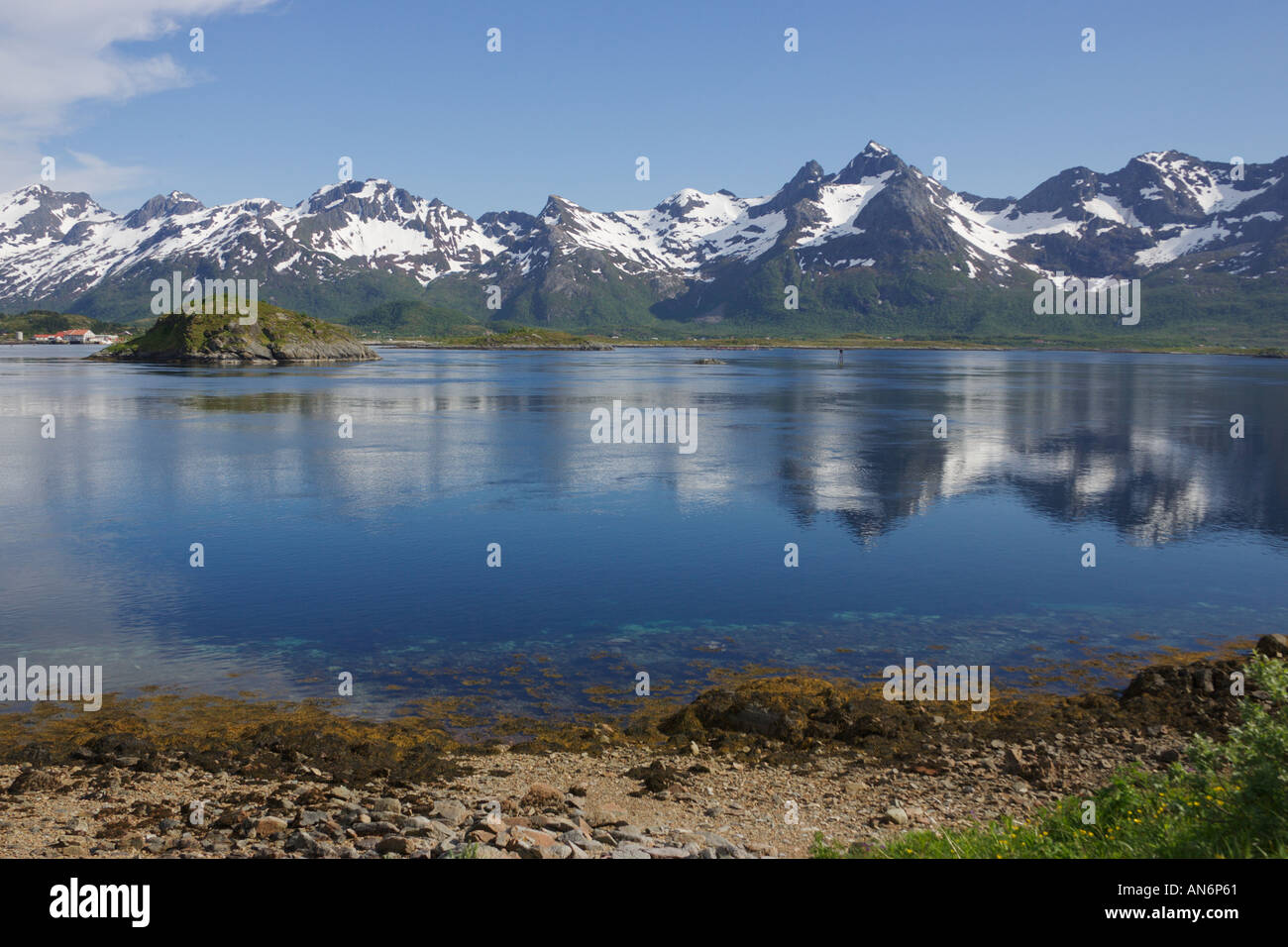 Framnes and gimsoystraumen hi-res stock photography and images - Alamy