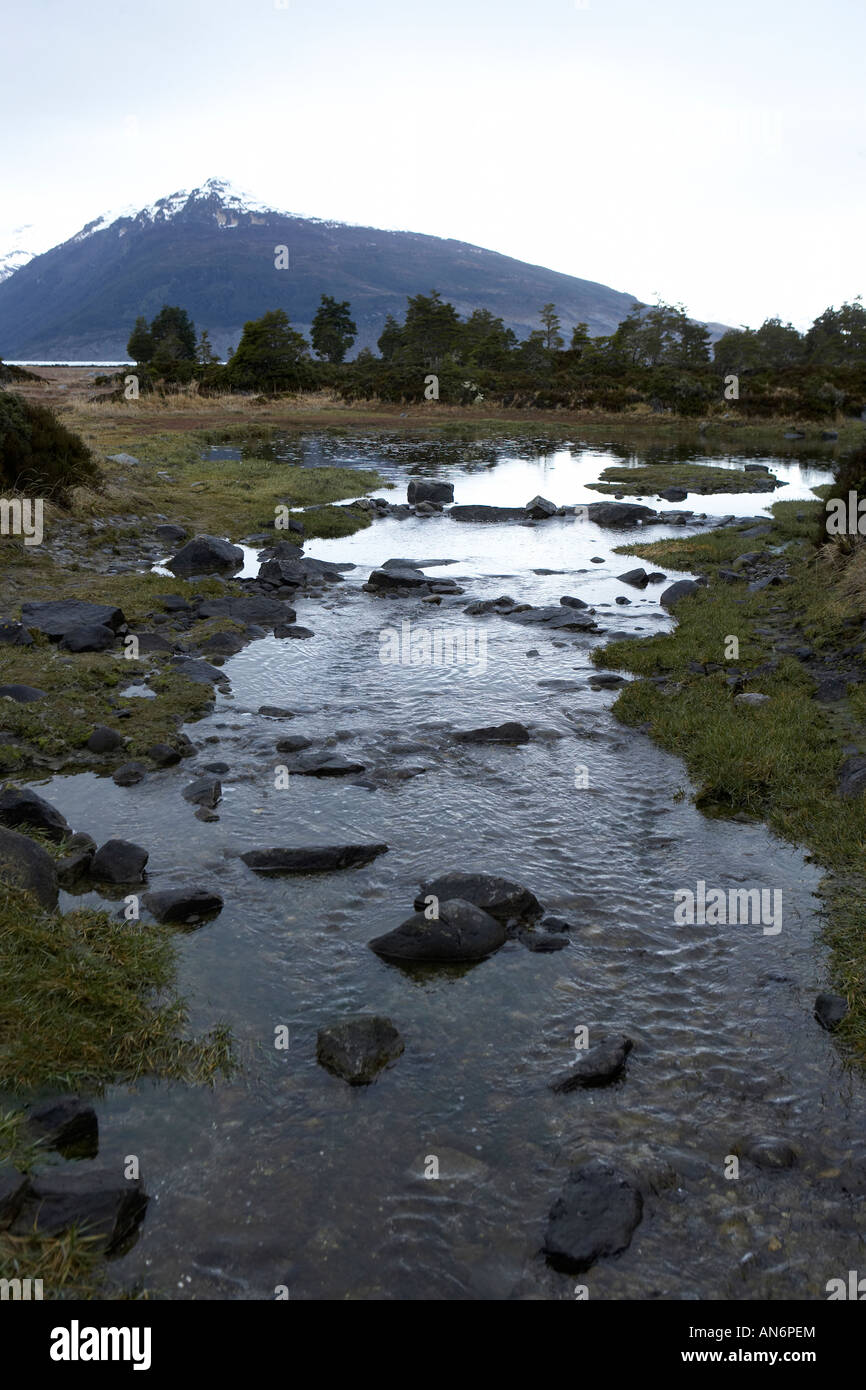 Ainsworth Bay Patagonia Chile Stock Photo - Alamy
