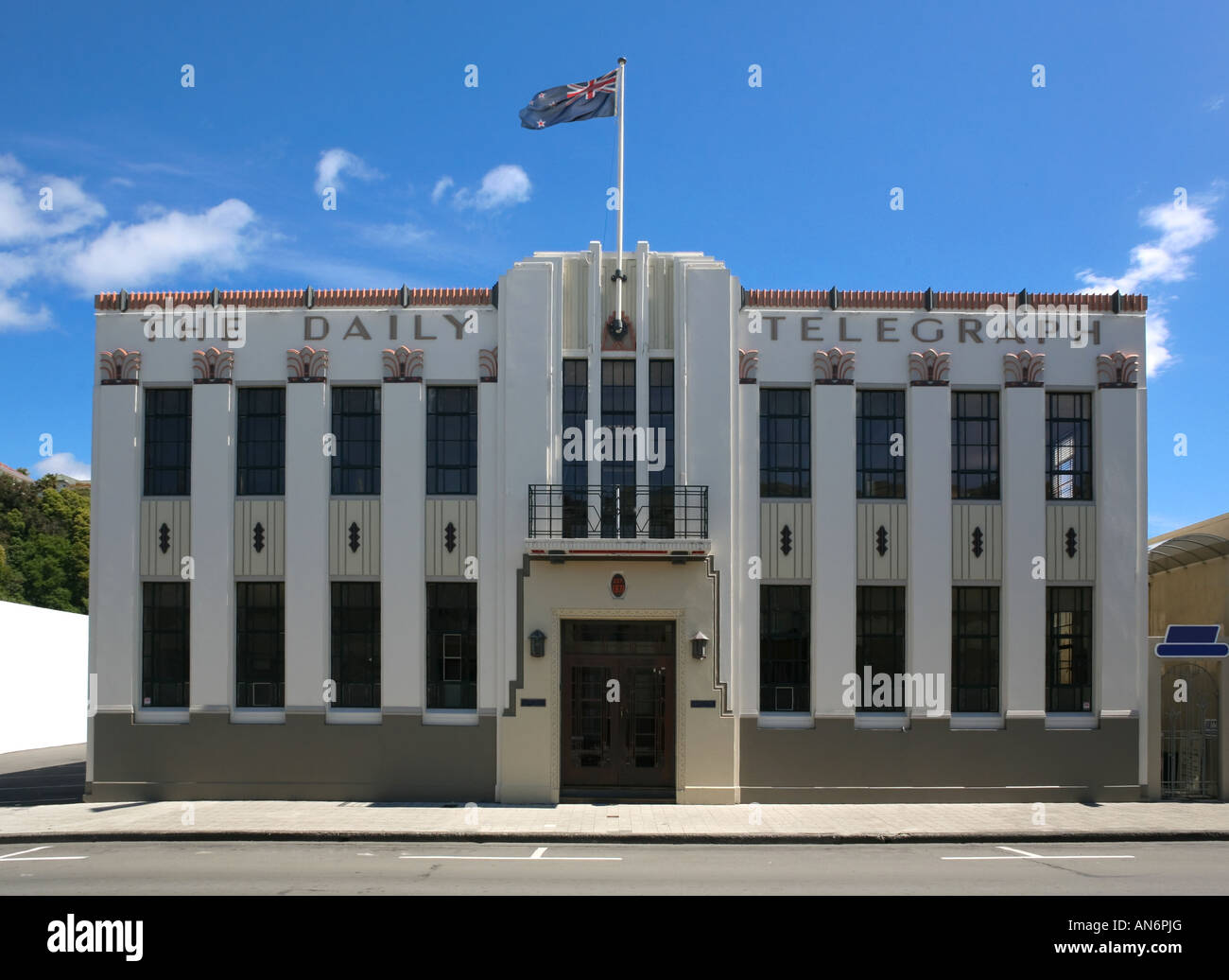 The Daily Telegraph Building in the Art Deco style, Napier, New Zealand ...