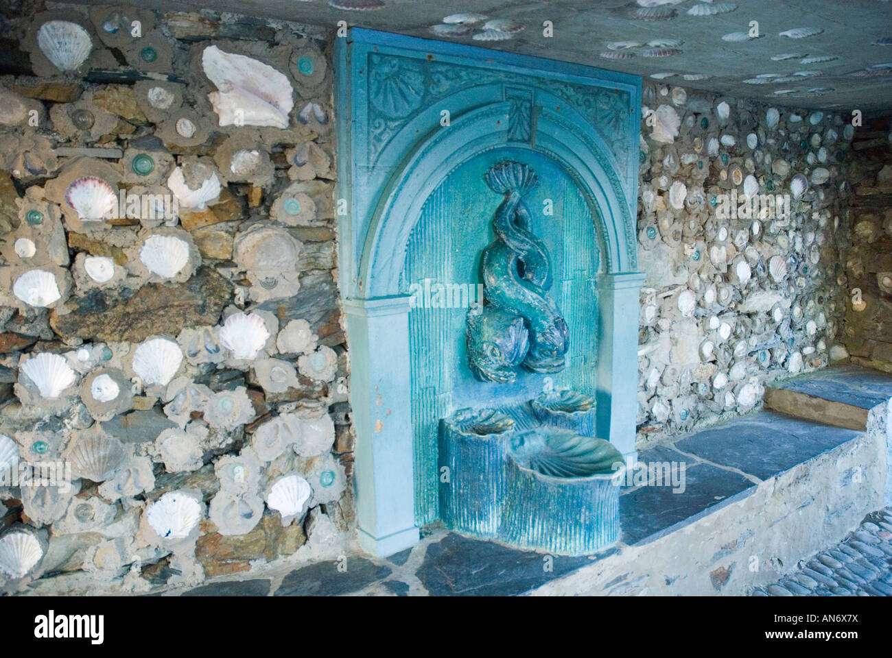 The Grotto in Portmeirion village Stock Photo - Alamy