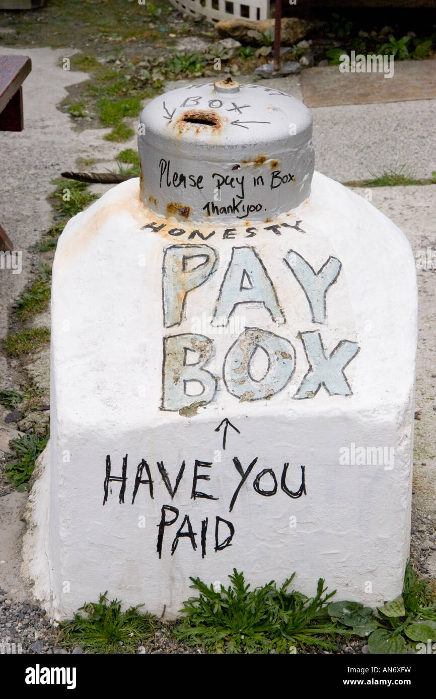 Car park honesty box hi-res stock photography and images - Alamy