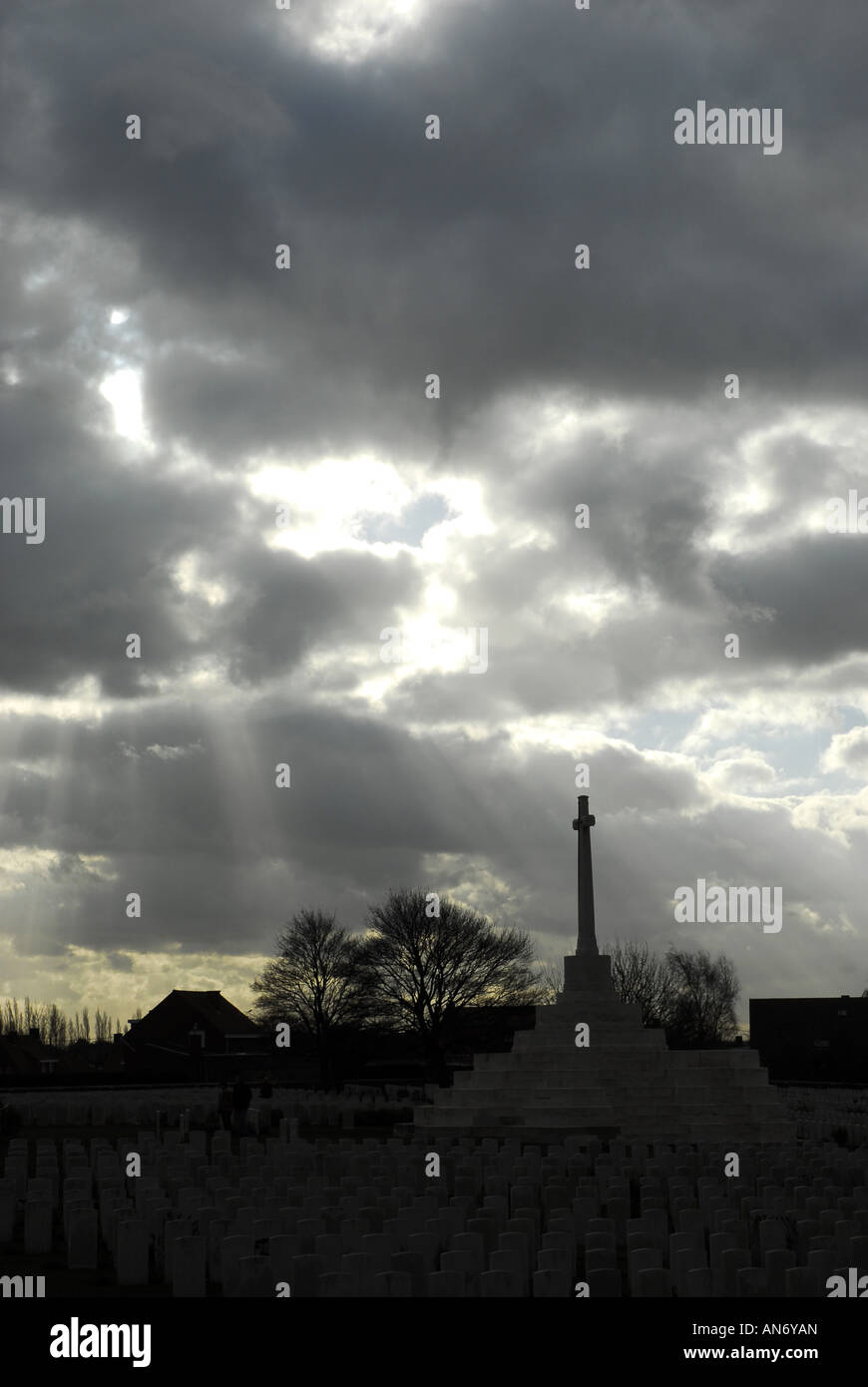War Graves, 1st world war, cemetery, Belgium, Ypres Stock Photo - Alamy