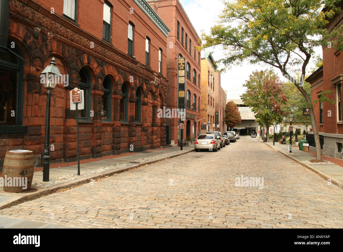 Historic Downtown District New Bedford Stock Photo - Alamy