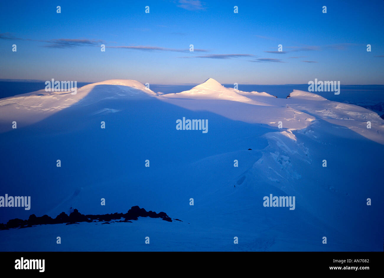The south ridge of Gunnbjorns Feldt in Greenland highest Arctic ...