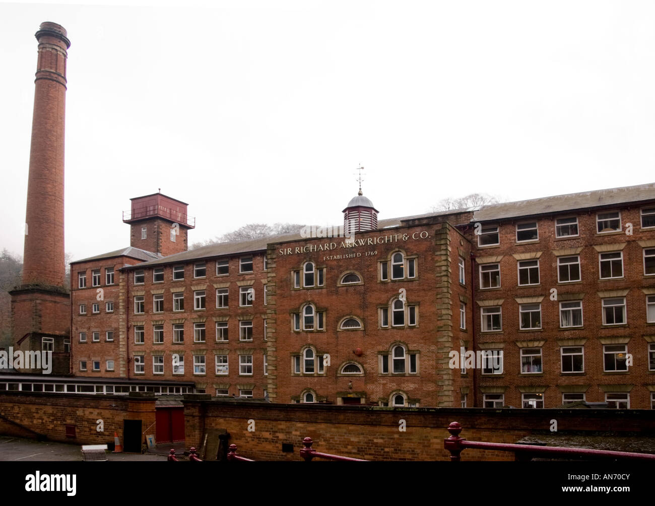 Masson Mill, Derby Road, Matlock Bath, Derbyshire, England Stock Photo ...