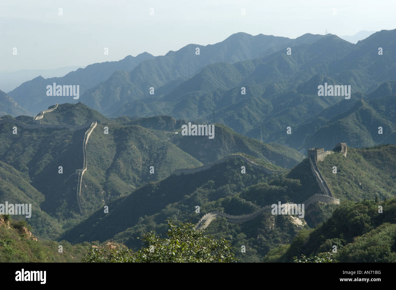 Section of the Great Wall of China Stock Photo - Alamy