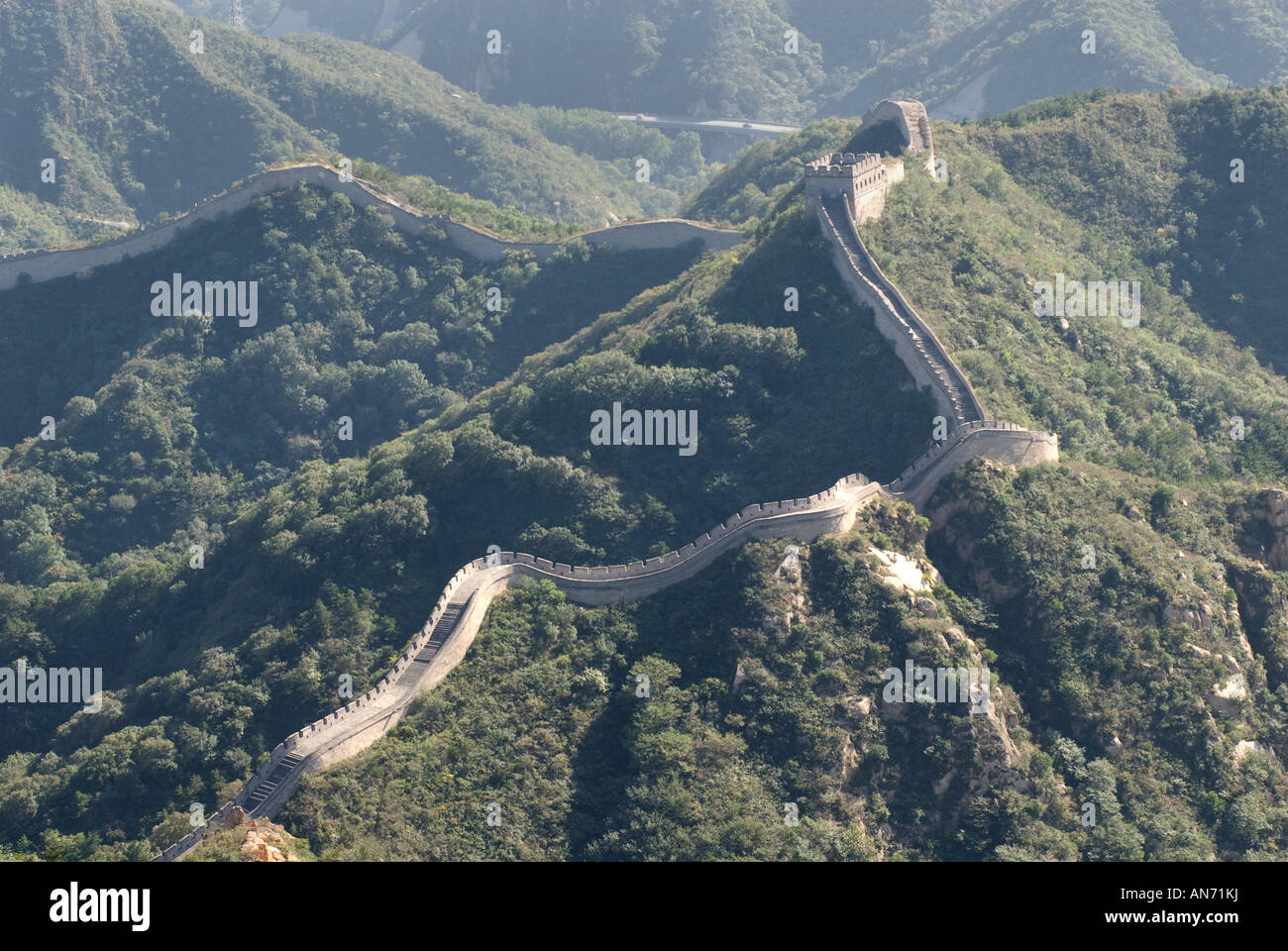 Section of the Great Wall of China Stock Photo - Alamy