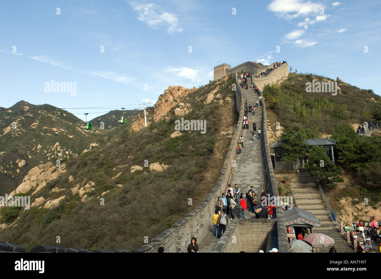 Section of the Great Wall of China Stock Photo - Alamy