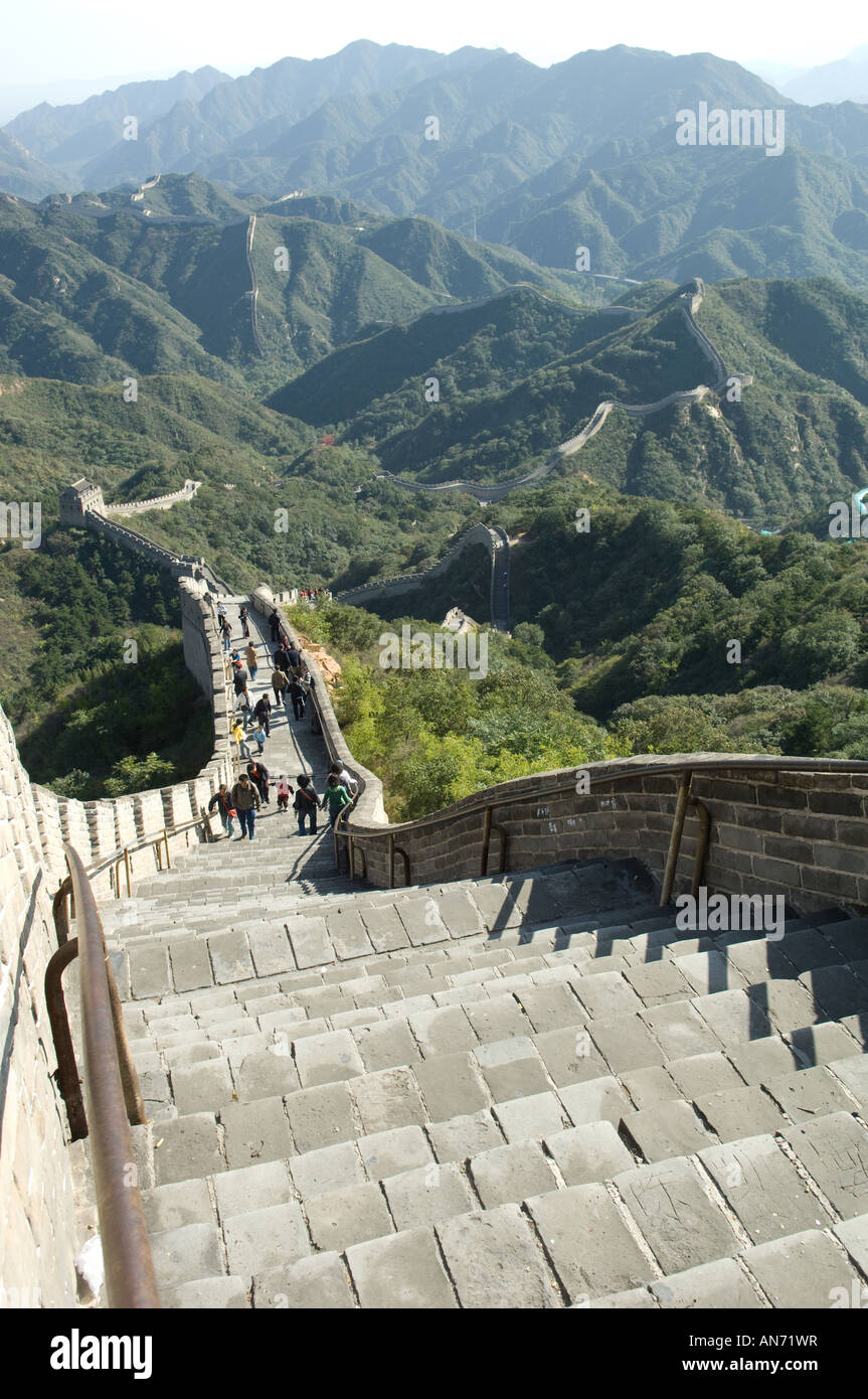 Section of the Great Wall of China Stock Photo - Alamy