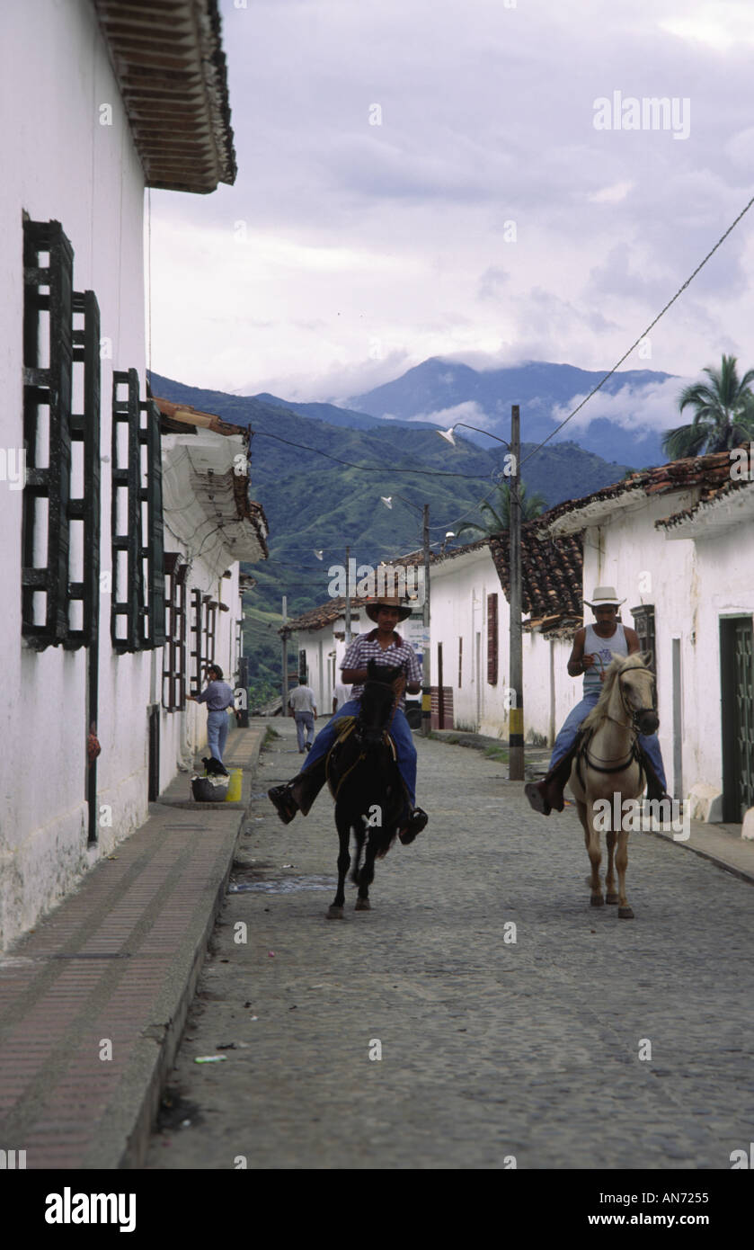 Cowboy in rural Colombia Stock Photo - Alamy