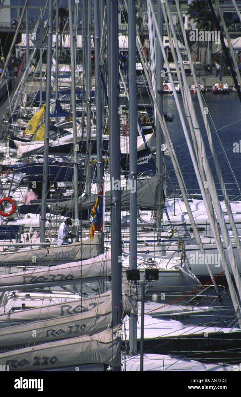Olympic Port of Barcelona Stock Photo - Alamy