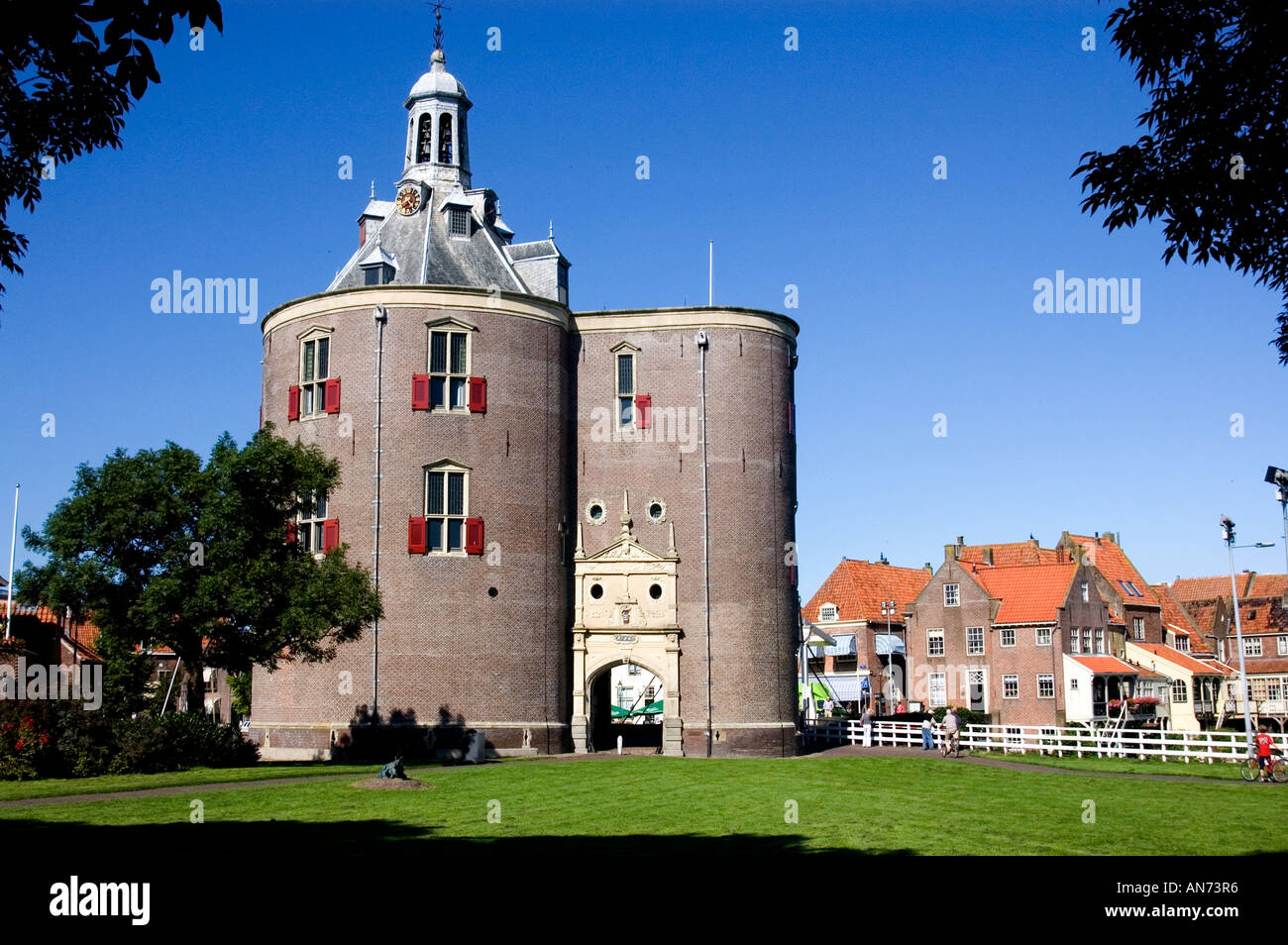 The Drommedaris was built as a defence tower as part of the 16th ...