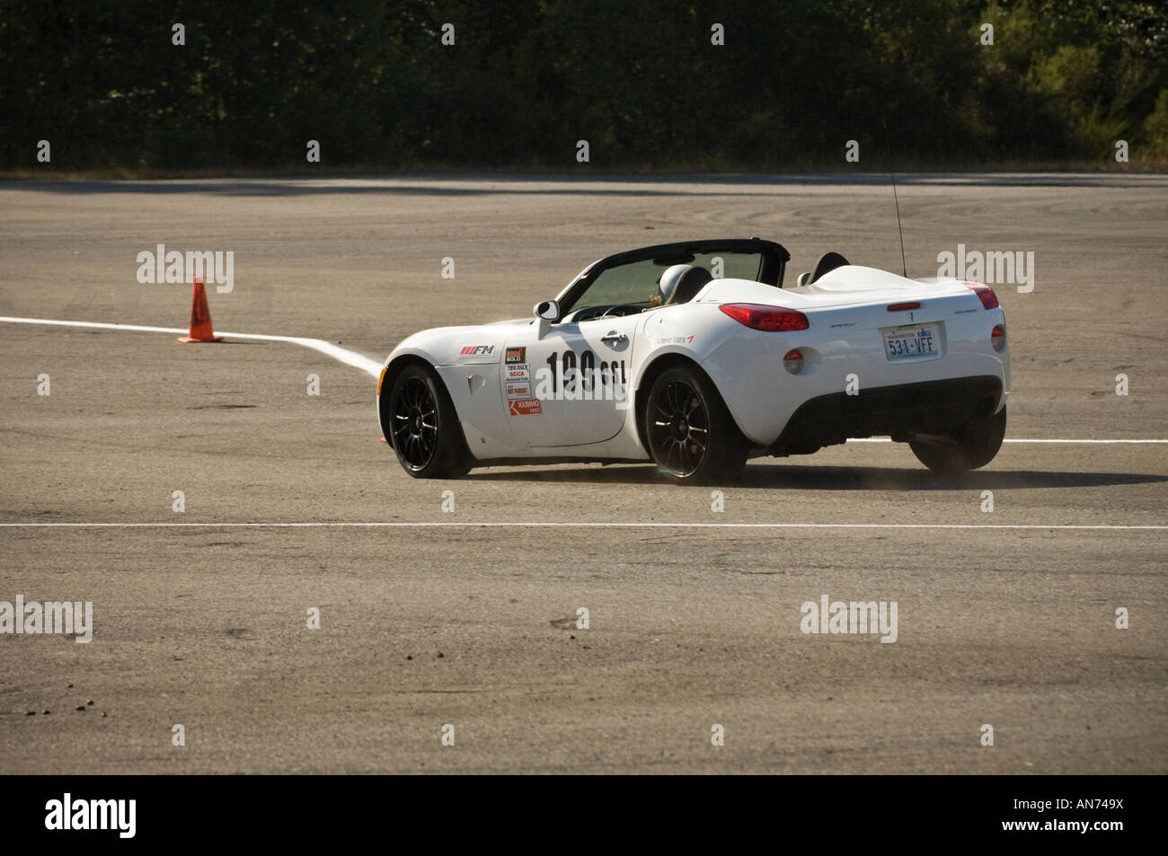 Sports Car Club of America autocross event held at Hampton Mills in the ...