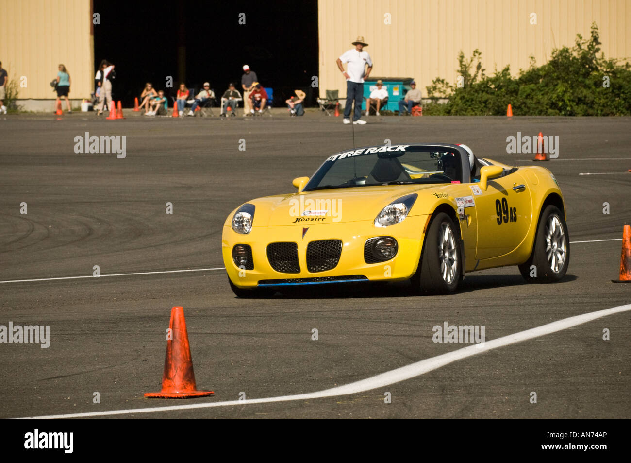 Sports Car Club of America autocross event held at Hampton Mills in the ...