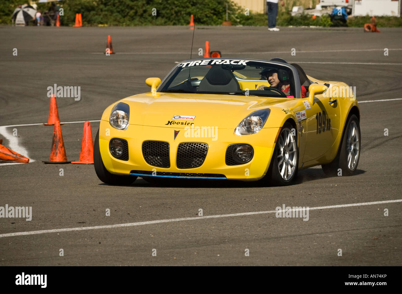 Sports Car Club of America autocross event held at Hampton Mills in the ...