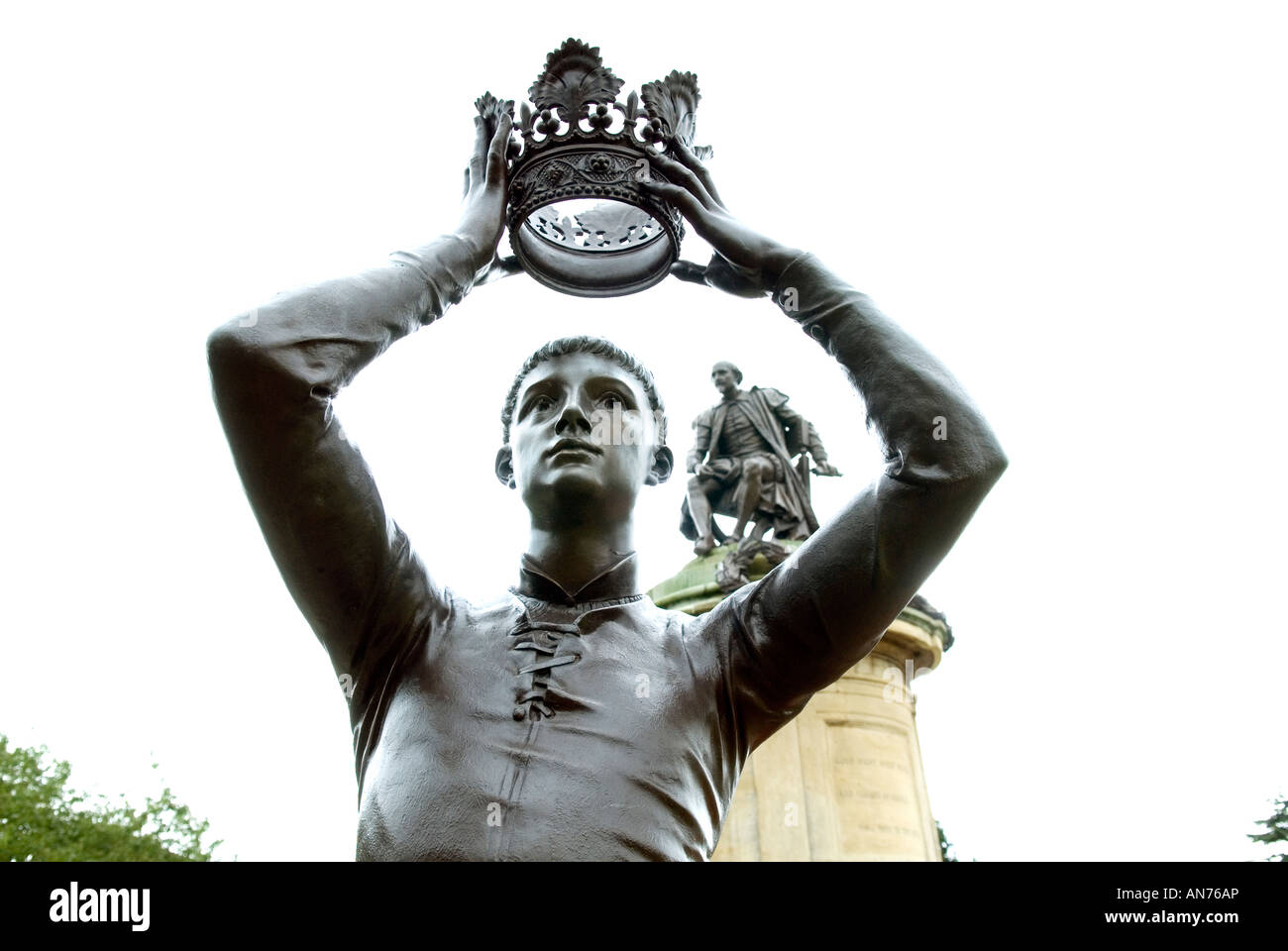 Statue of Prince Hal later King Henry V in Bancroft Gardens in ...