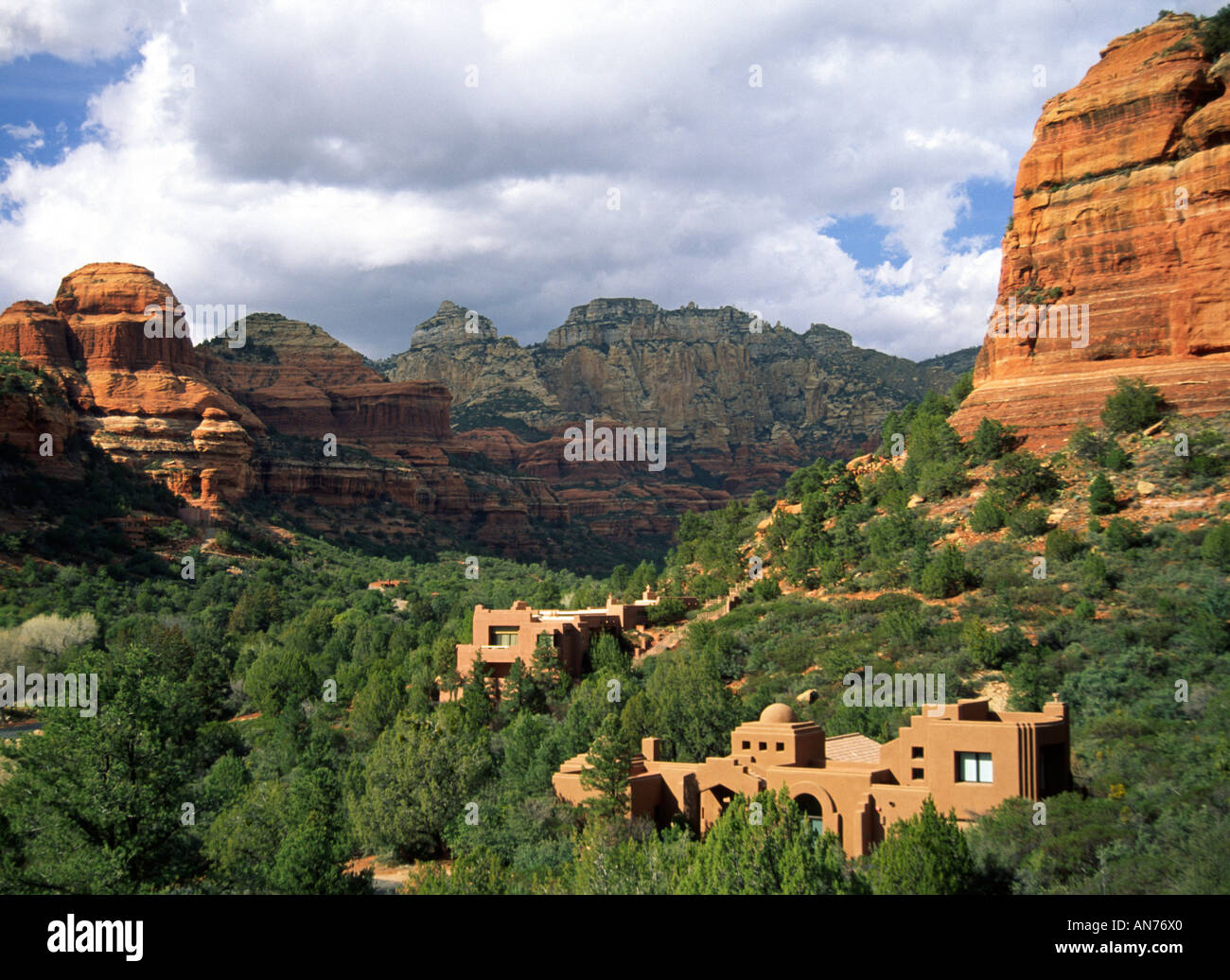 Guest Villas nestled into RED ROCK near ancient Indian ruins at ...