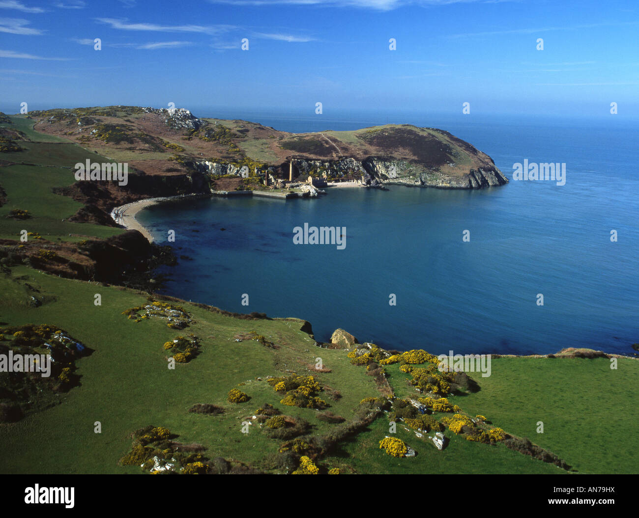 Porth Wen Brickworks and Bay Near Amlwch Anglesey North Wales UK Stock ...