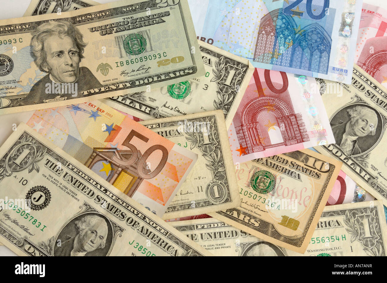 Cash dollars various denominations on hi-res stock photography and ...