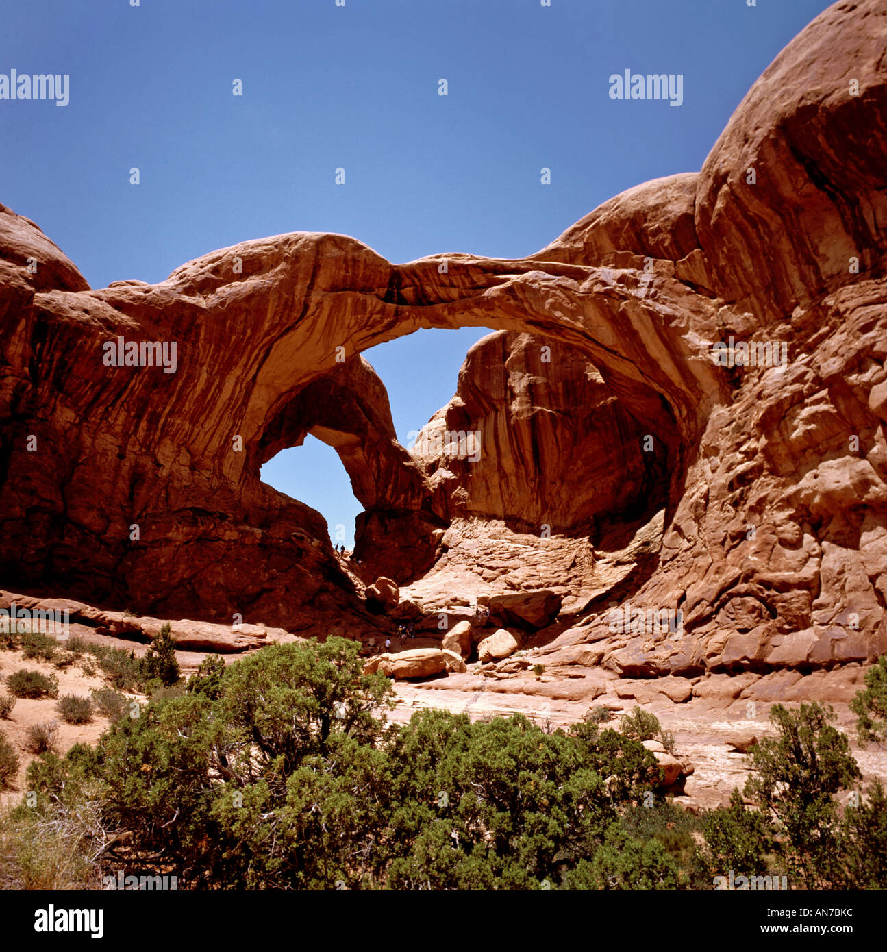 DOUBLE ARCH is arguably the most magnificent Sandstone formation in ...