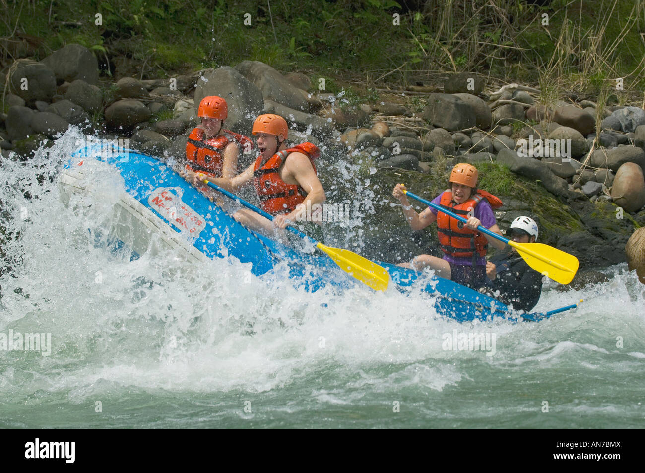 Rafting the Pacuare River Costa Rica Stock Photo - Alamy