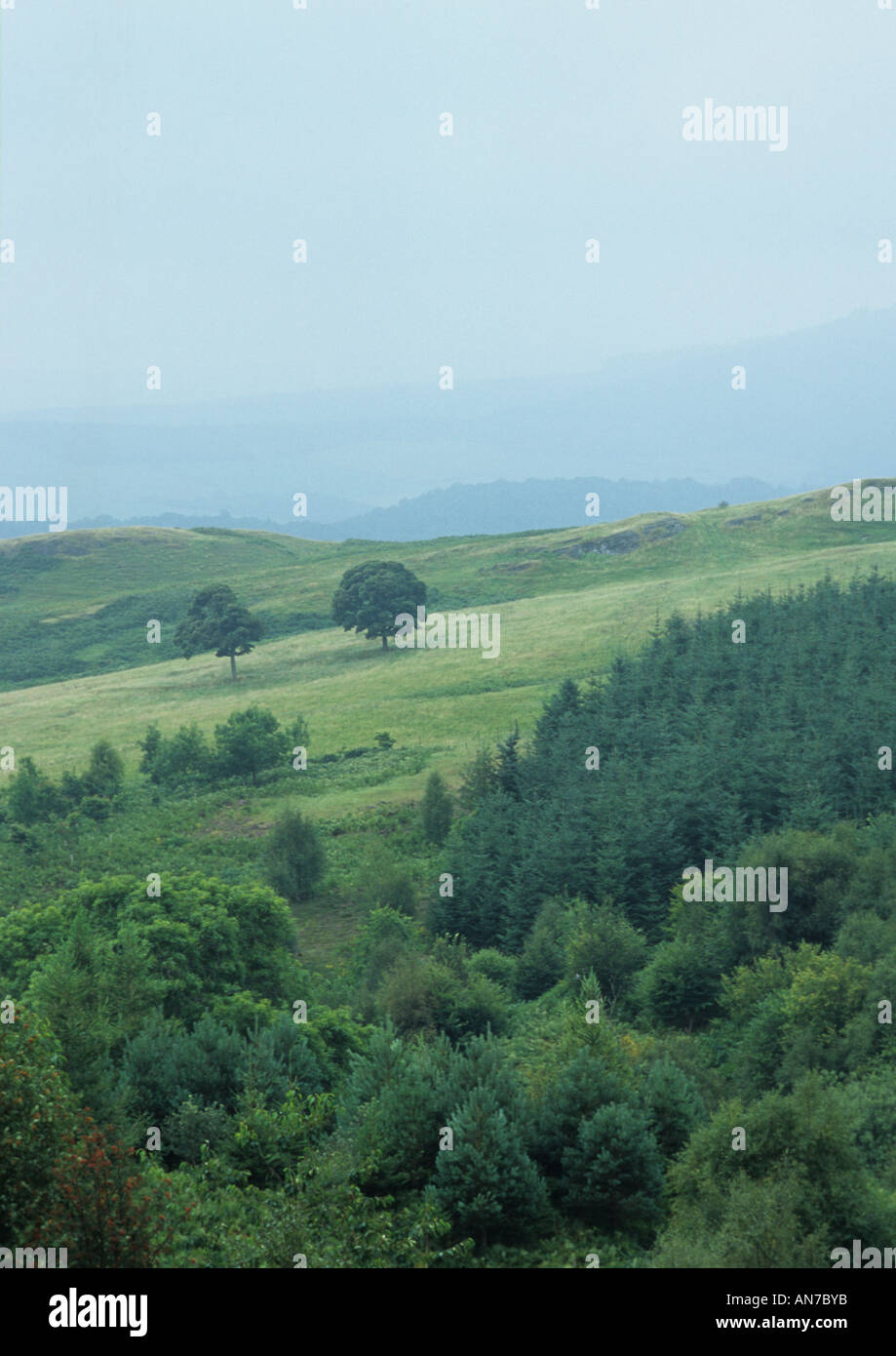 Perthshire Countryside in Scotland Uk Stock Photo - Alamy