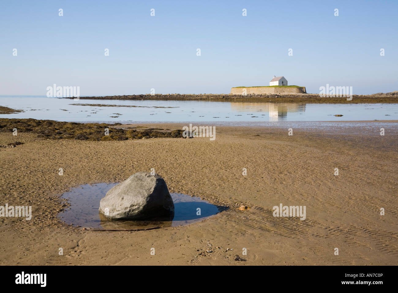 Aberffraw Anglesey North Wales UK Historic 12th century Llangwyfan ...