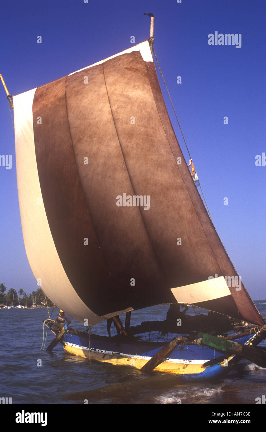 Sri Lanka Negombo Fishing boat Stock Photo - Alamy