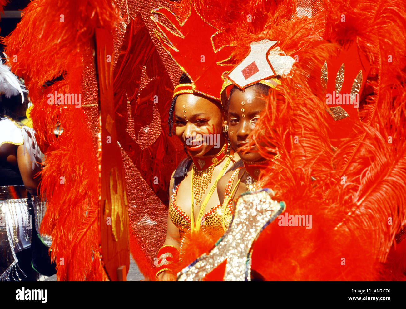 Caribbean carnival costume red hi-res stock photography and images - Alamy
