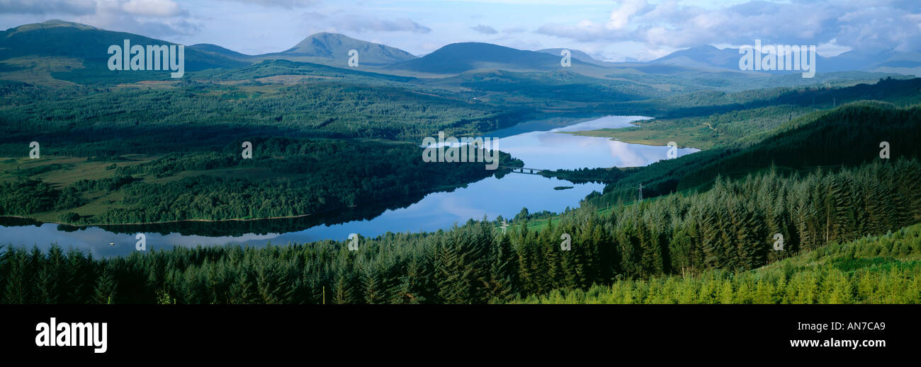 Scotland Highlands Lochaber Loch Garry Stock Photo - Alamy