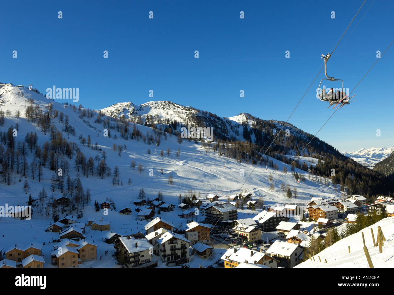 Winter in Malbun, Liechtenstein FL Stock Photo - Alamy