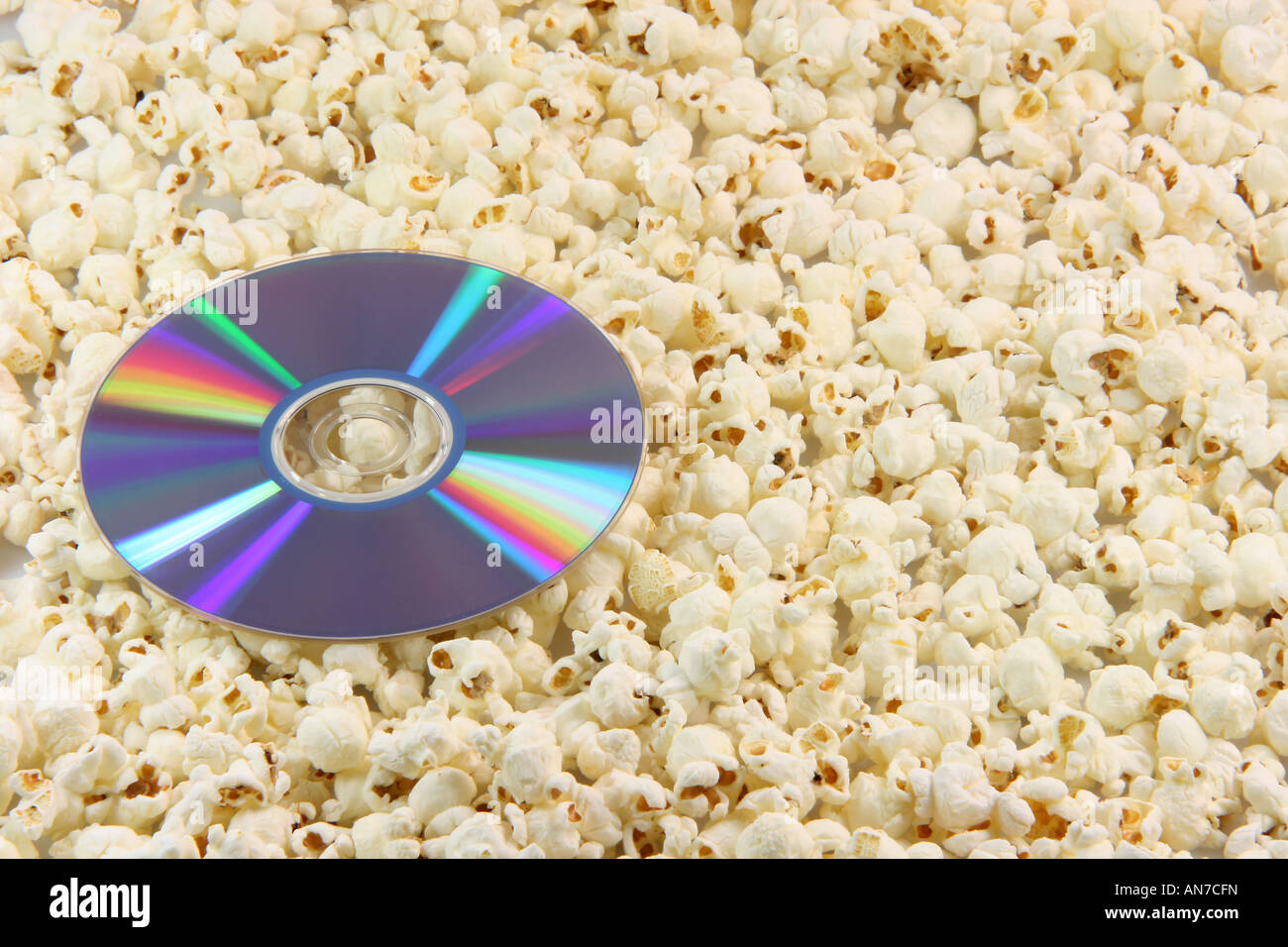 Dvd And Popcorn