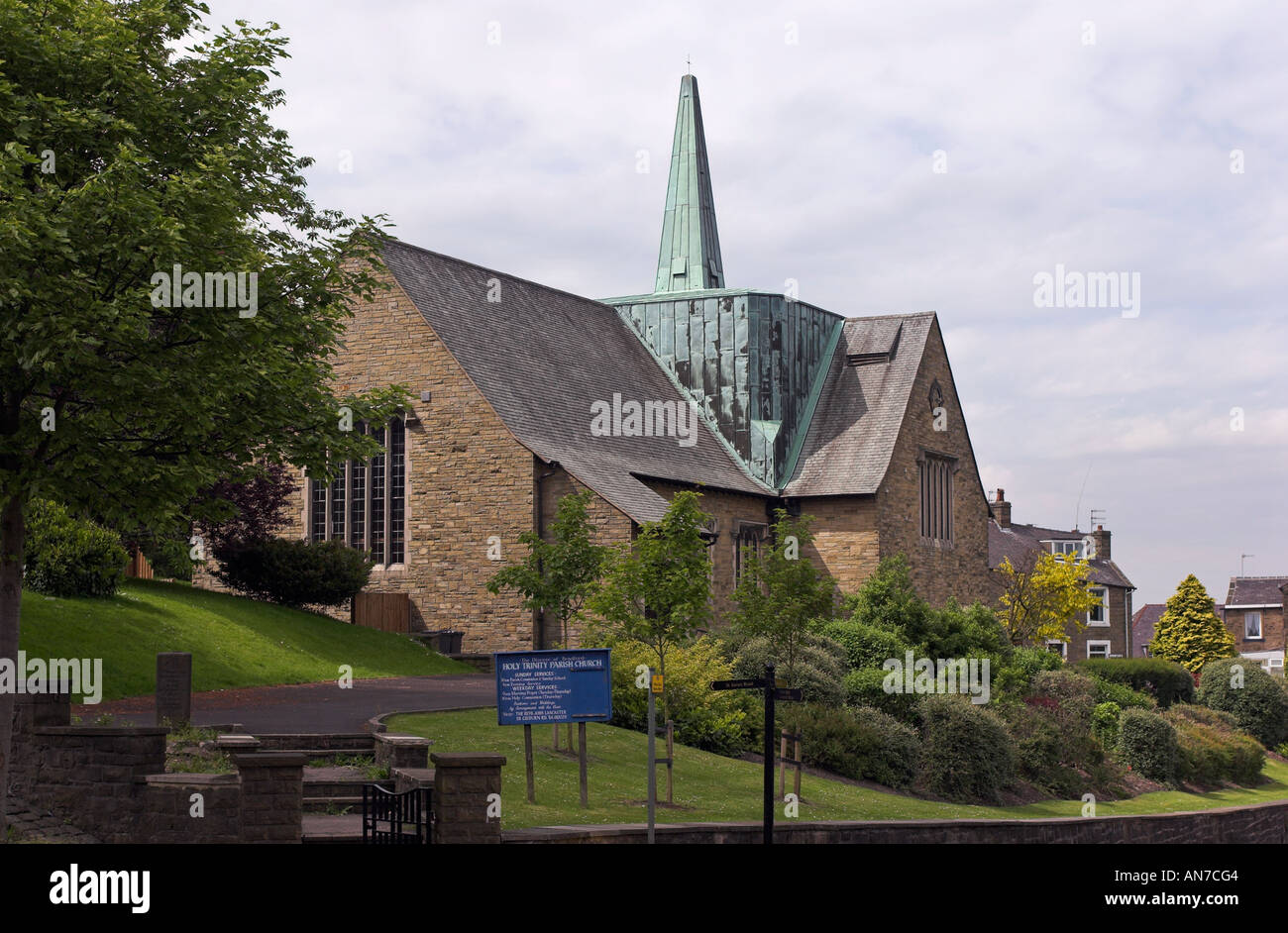 Holy Trinity Parish Church in Barnoldswick Stock Photo - Alamy