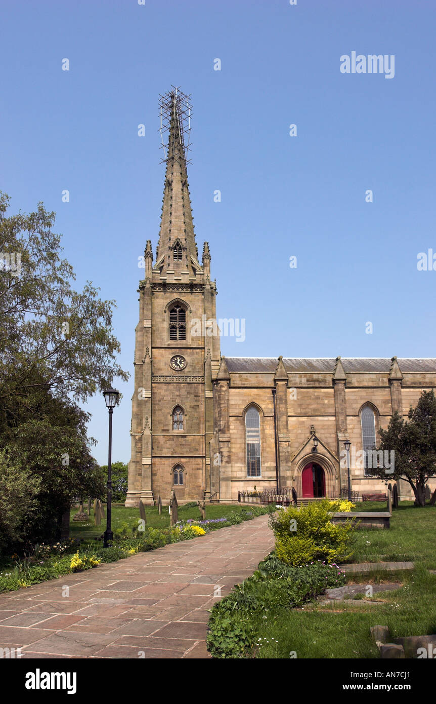 St Michael Parish Church in Kirkham Stock Photo - Alamy
