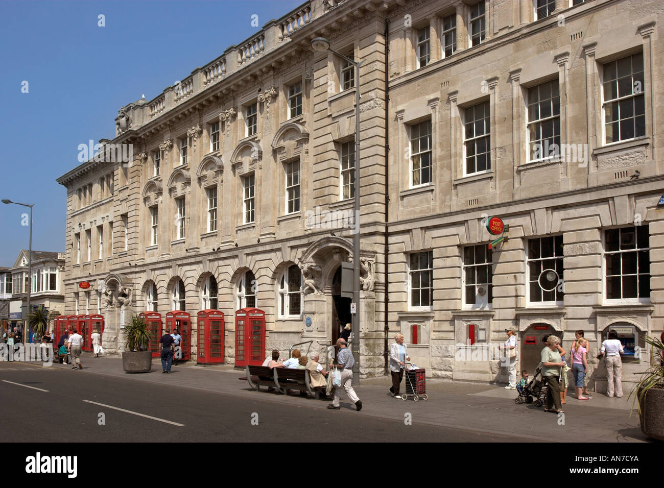 Blackpool main Post Office Stock Photo - Alamy