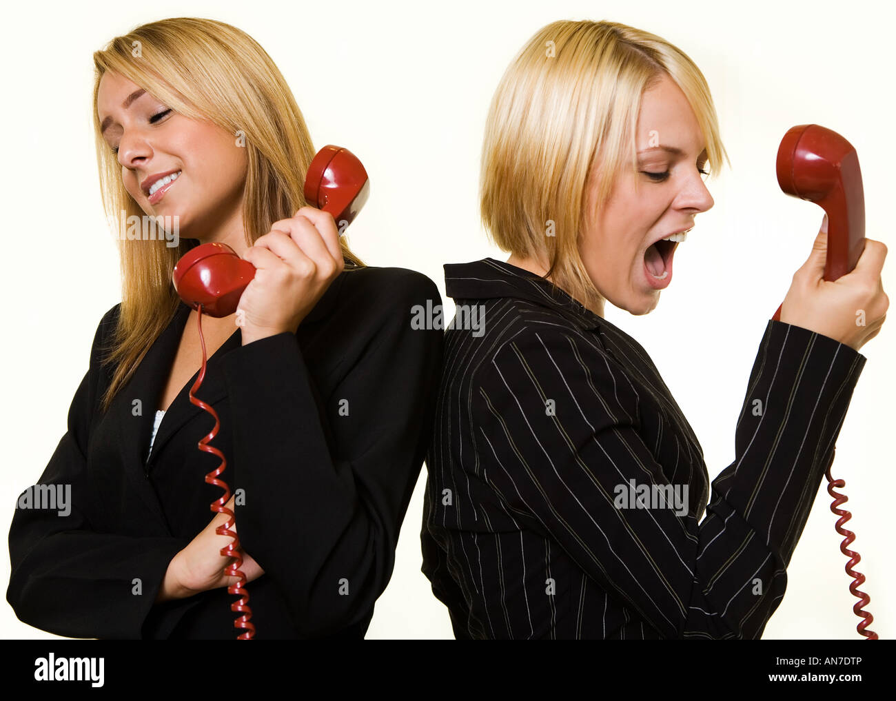 Quarrel telephone hi-res stock photography and images - Alamy