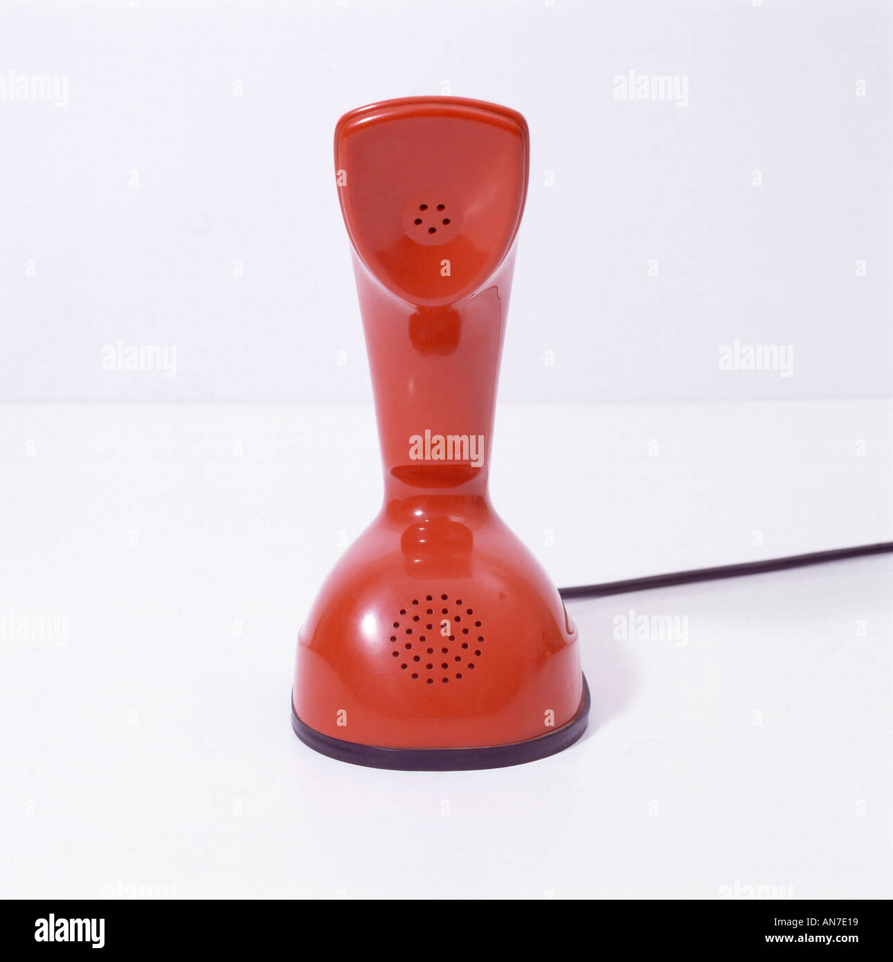 Red bright telephone Stock Photo - Alamy