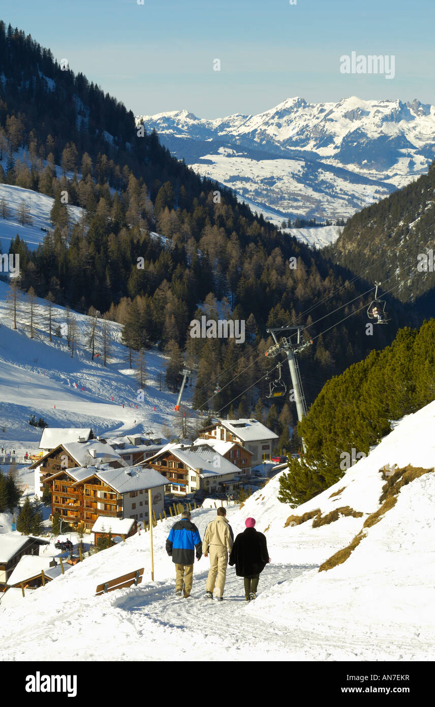 Winter in Malbun, Liechtenstein FL Stock Photo - Alamy