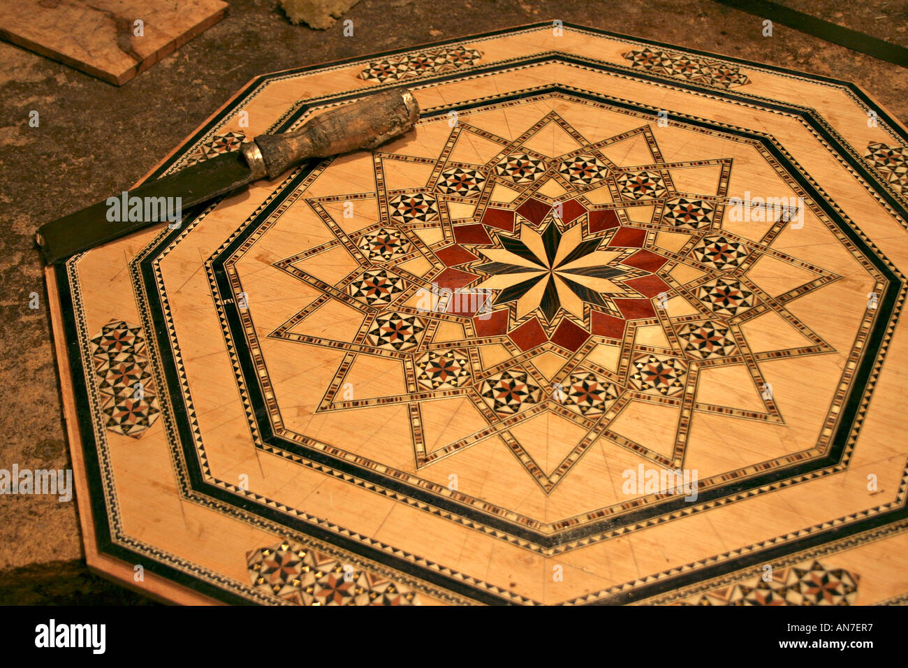 Perfect Design just finished. A intricate wooden design in many ...