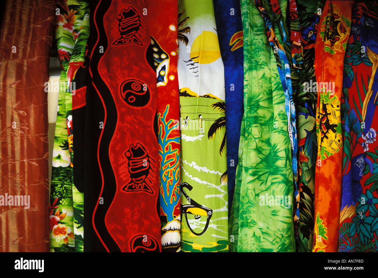 Barbados, Colorful fabrics Stock Photo - Alamy