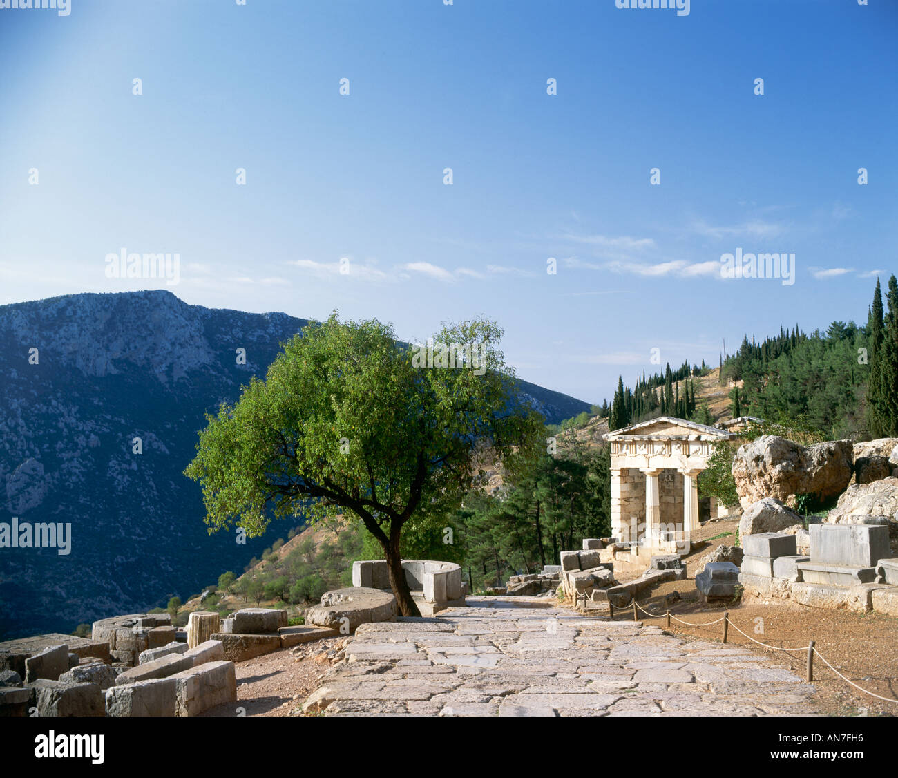 Sacred way delphi hi-res stock photography and images - Alamy