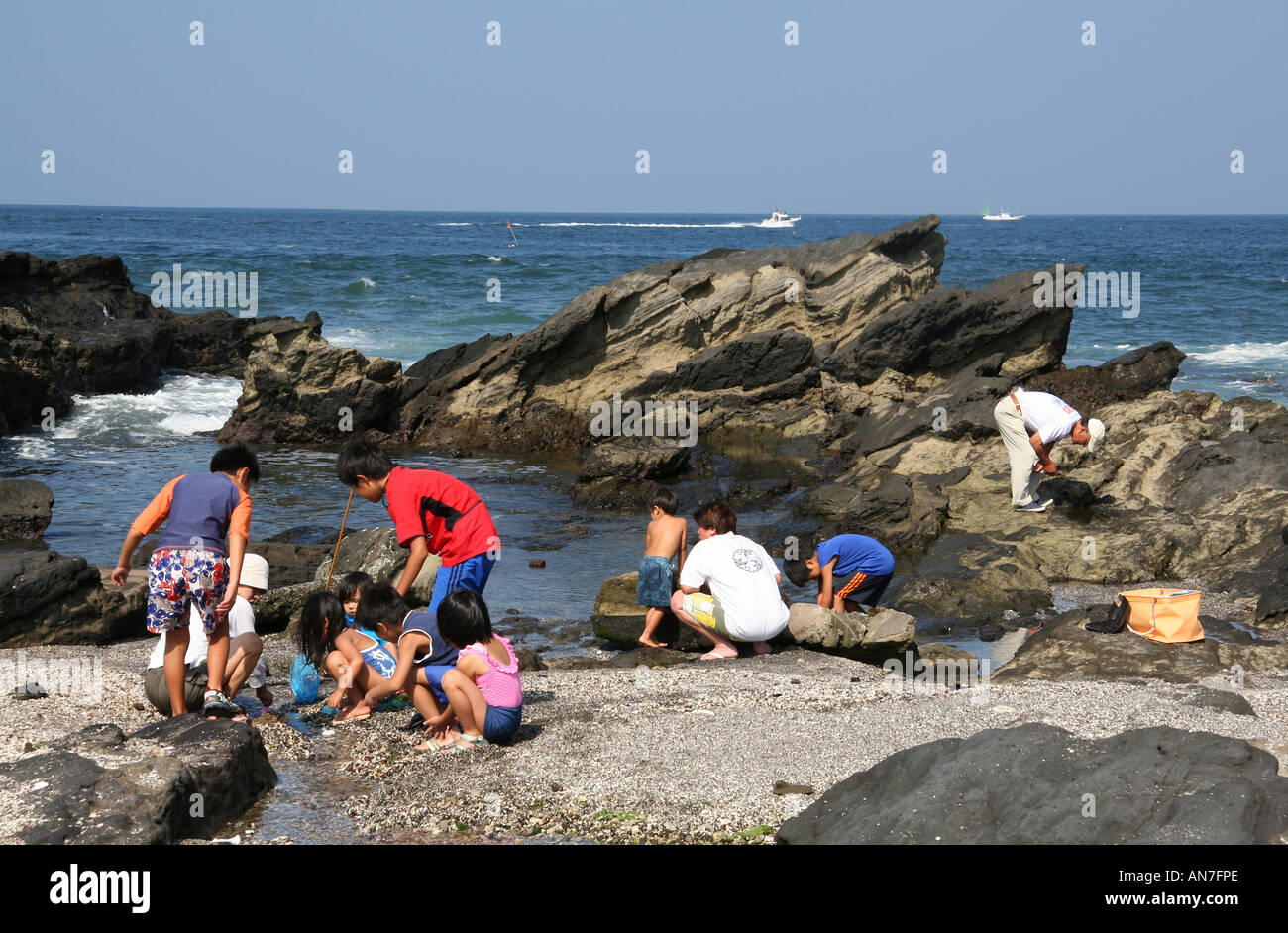 Japanese family outing hi-res stock photography and images - Alamy