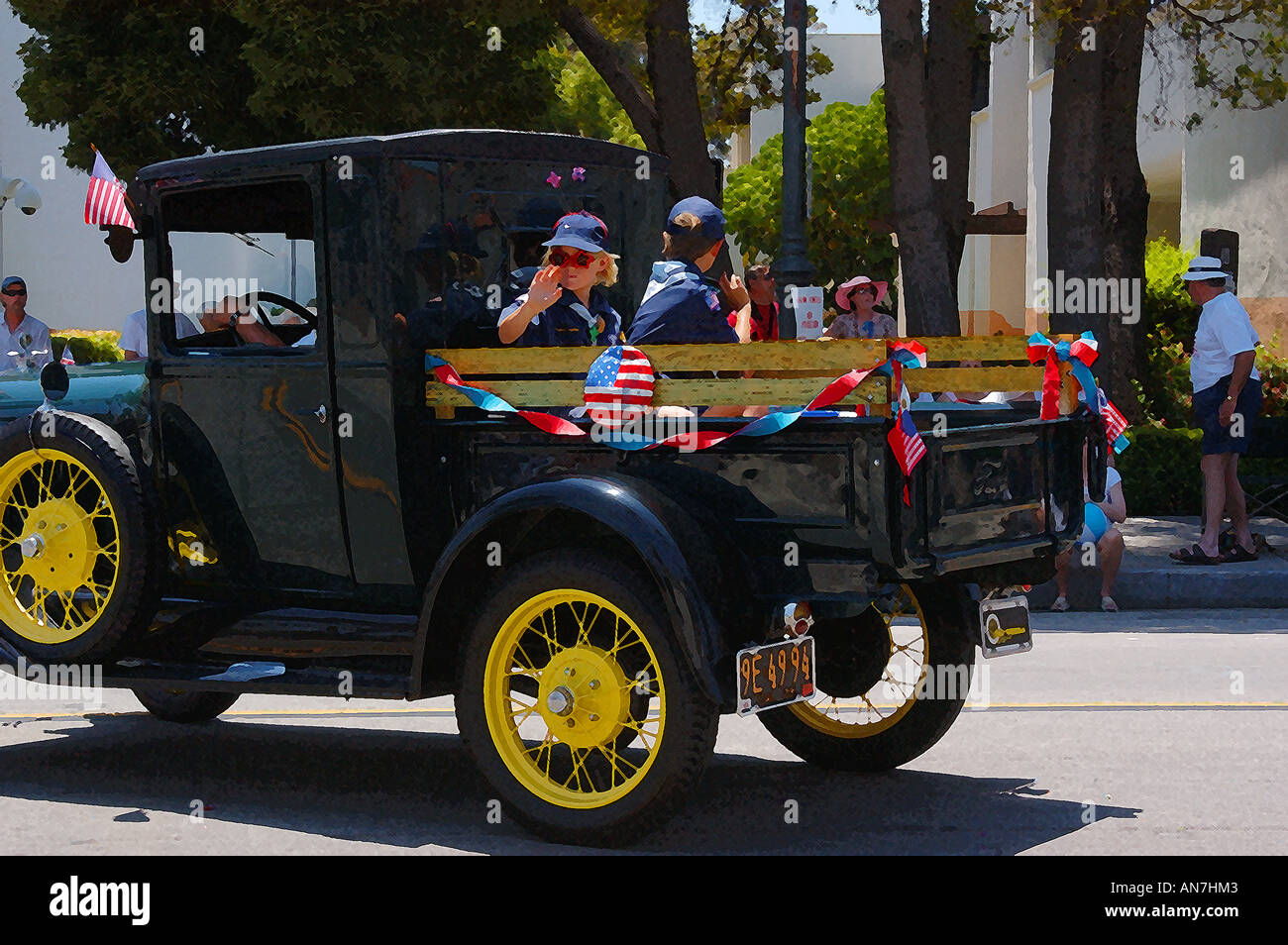 Old Ford Truck Stock Photo - Alamy