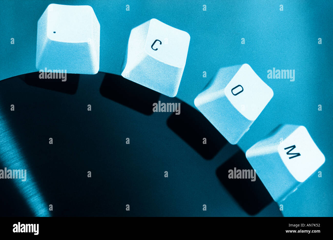 Dot COM on Computer Keys Stock Photo - Alamy