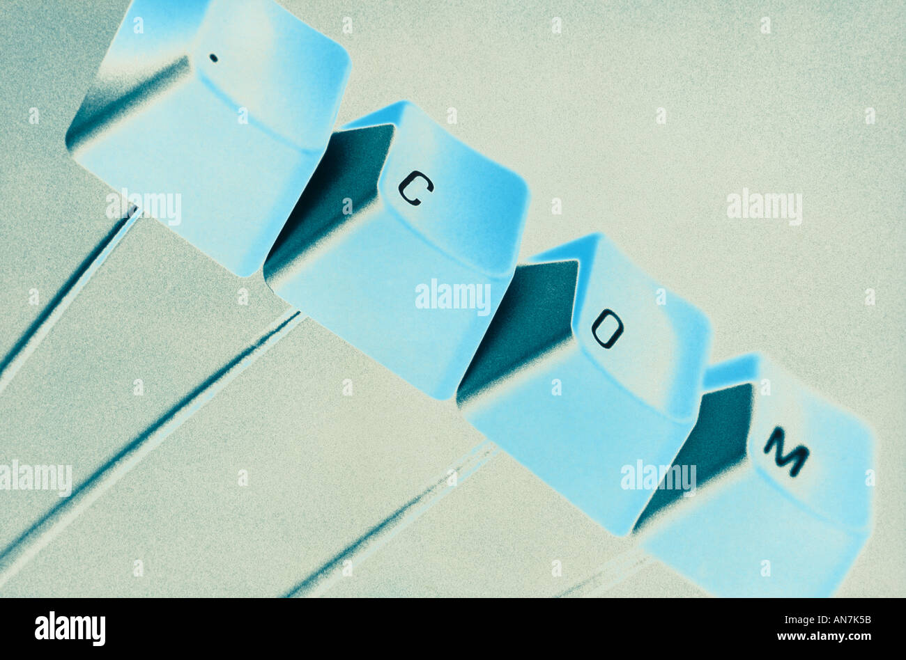 Dot COM on Computer Keys Stock Photo - Alamy